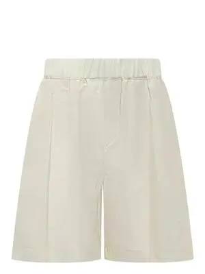 A PAPER KID Pleated Bermuda Shorts - Neutrals