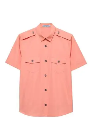 Prada Cotton Poplin Shirt - Apricot