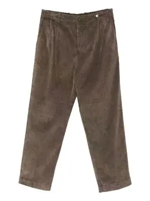 MYTHS Poseidone Pleated Corduroy Trousers - Brown