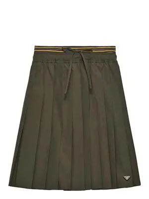 Prada Poplin Midi-skirt - Military Green