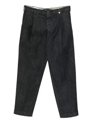 MYTHS Ade-p Pleated Trousers - Black