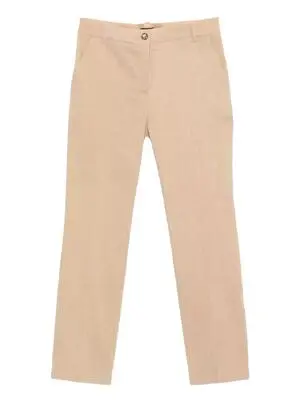Pinko Bello Cropped Trousers - Neutrals