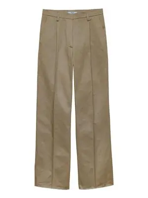 Prada Straight-fit Chino Pants - Clay Grey