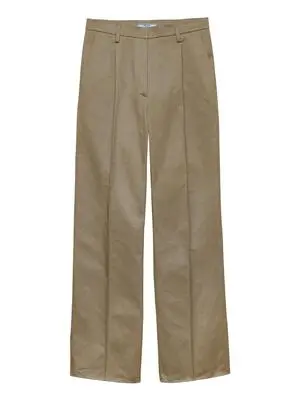 Prada Straight-Fit Chino Pants Grey