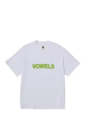 VOWELS Blur Tee - White