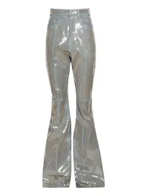 Rick Owens Bolan Bootcut Jeans - Silver