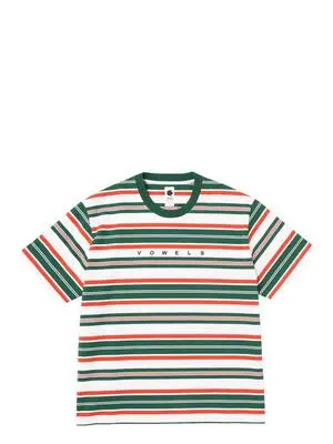 VOWELS Short Sleeve Stripe Tee 7-eleven - Multi