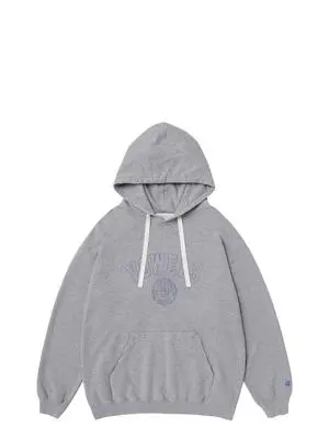 VOWELS Faded Collegiate Hoodie - Grey