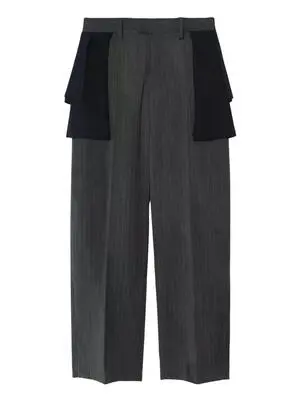 Undercover Striped Trousers - Grey