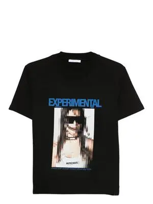 Patrizia Pepe Graphic T-shirt - Black