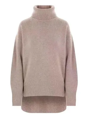 Arch4 High-neck Wool Sweater - Neutrals