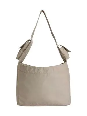Y3 Logo-print Shoulder Bag - Neutrals