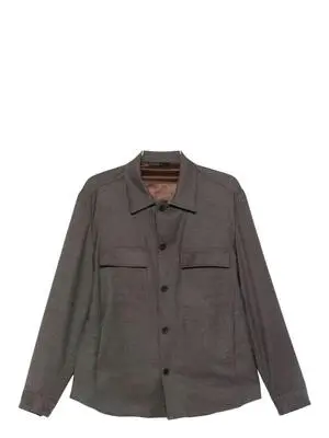 BRIGLIA 1949 Pocket-detail Shirt - Grey