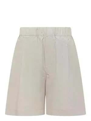 A PAPER KID Logo-patch Shorts - Neutrals