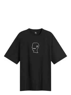 BRAIN DEAD Logo-print Short-sleeve T-shirt - Black