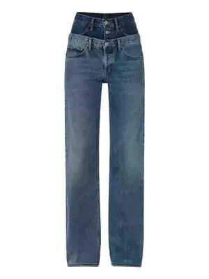 AGOLDE High-waisted Elson Jeans - Blue