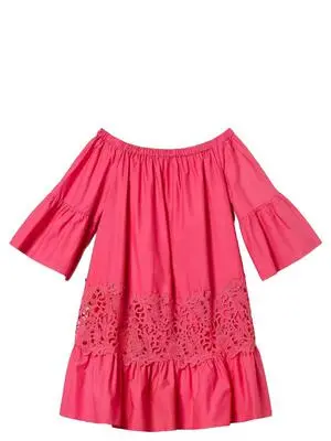 TWINSET Ruffled-hem Mini Dress - Pink