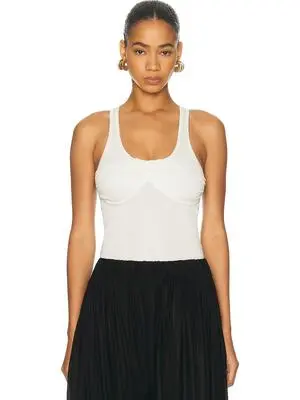 BURC AKYOL Draped Silk Jersey Tank Top