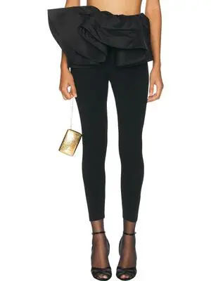 Burc Akyol Flamenco Peplum Legging - Black