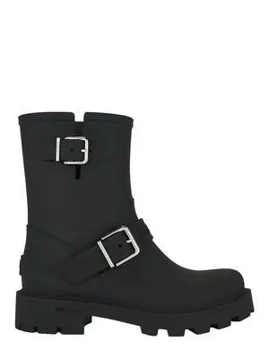 JIMMY CHOO Biker Rain Short Boot - Black