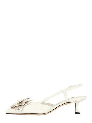 JIMMY CHOO Mimmi Slingback Heels - Latte
