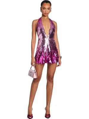 Retrofete Kinara Sequin Mini Dress - Peony