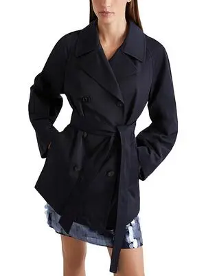 Marella Umido Trench Coat - Navy