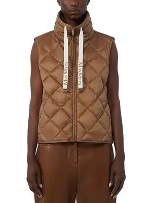 Max Mara Tregic Down Vest - Caramel