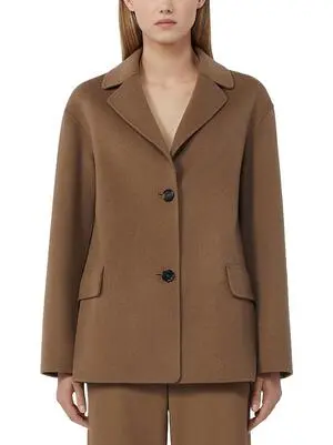 Max Mara Elfi Wool Jacket - Camel