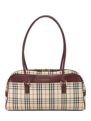 Burberry Jacquard Check Bowler - Brown