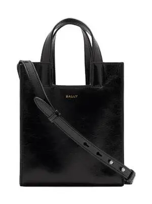 Bally Easy Small Leather Tote Bag - Black