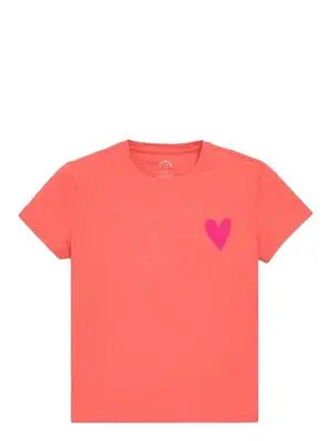 PRIMARY Cotton Slub Easy Tee - Watermelon Heart
