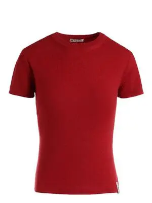 Bally Knit Cashmere Top - Red