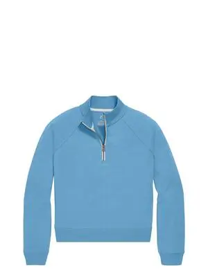 PRIMARY Half-Zip French Terry Sweatshirt Cornflower