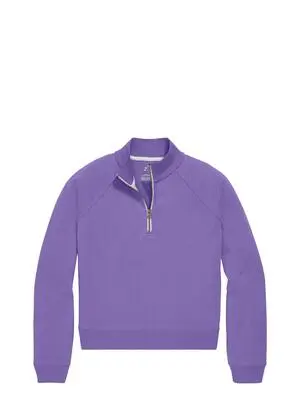PRIMARY Half-zip French Terry Sweatshirt - Violet