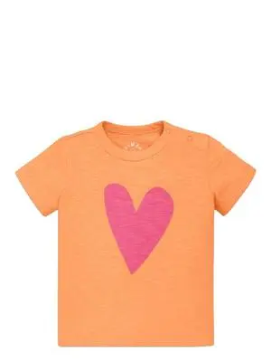 PRIMARY Baby Heart Tee - Goldfish Heart