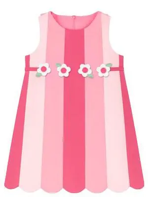 FLORENCE EISEMAN Poplin Paneled Dress - Pink