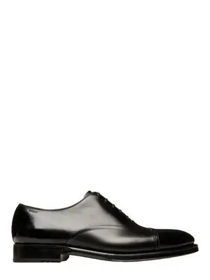 Bally Scribe Un Oxford In Calf Leather - Black