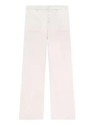 COURREGES Patch-pocket Trousers - White