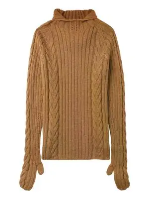 Junya Watanabe Cable Knit Sweater - Neutrals