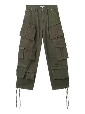 MARKGONG Multi-pocket Cargo Pants - Green