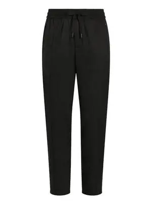 Dolce & Gabbana Drawstring-waist Trousers - Black