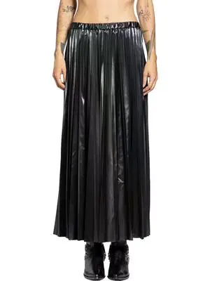 Junya Watanabe Pleated Maxi Skirt - Black
