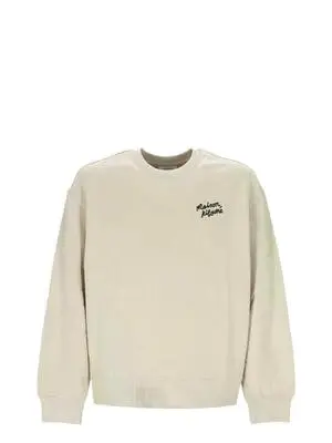 Maison Kitsuné Logo-motif Sweatshirt - Neutrals
