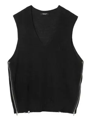 UNDERCOVERISM Zip-detail Vest - Black