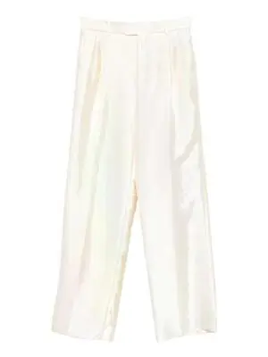 Sandro Straight Trousers - Neutrals