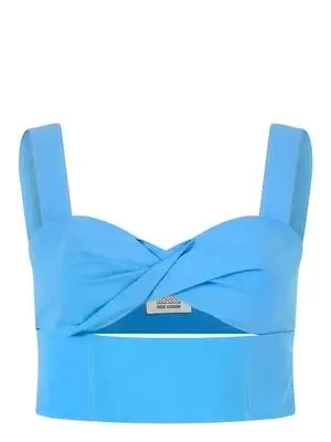 Rosie Assoulin Morning After Cut-out Top - Blue