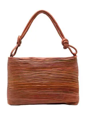 SOMMET Aisha Knotted Shoulder Bag - Brown