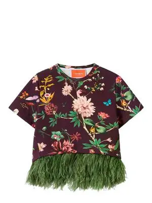 La DoubleJ La Scala Floral T-shirt - Purple