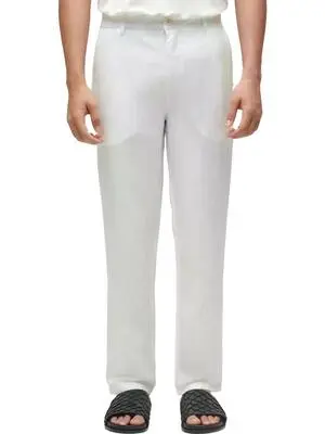 OSKLEN Button-fastening Trousers - White